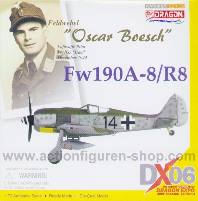 1:72 Fw190A-8/R8 Oscar Boesch - DX06 Exclusive | 50230