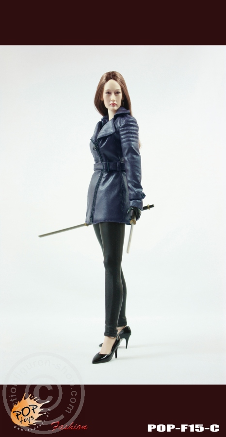 Female Agent Nikita Outfit Set - blau | PTF15C