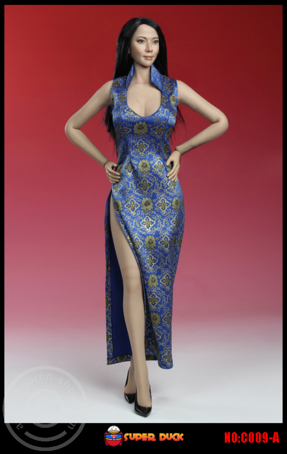 Cheongsam Set - blau | SDC009-A