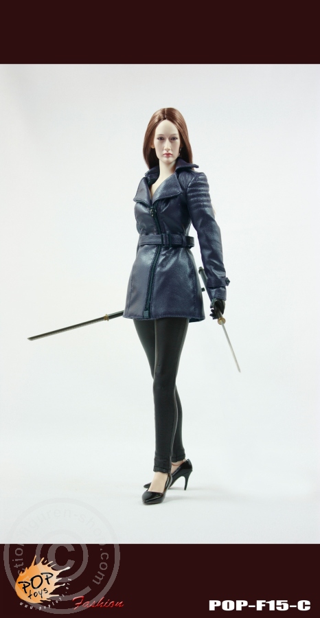 Female Agent Nikita Outfit Set - blau | PTF15C