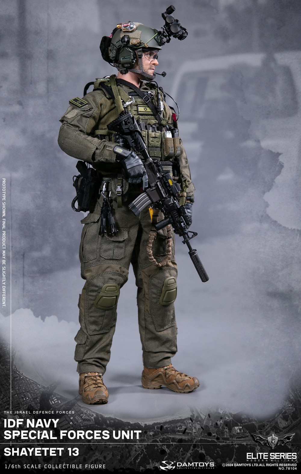 IDF Navy special forces Unit - Shayetet 13 - Action Figure in 1/6 scale ...