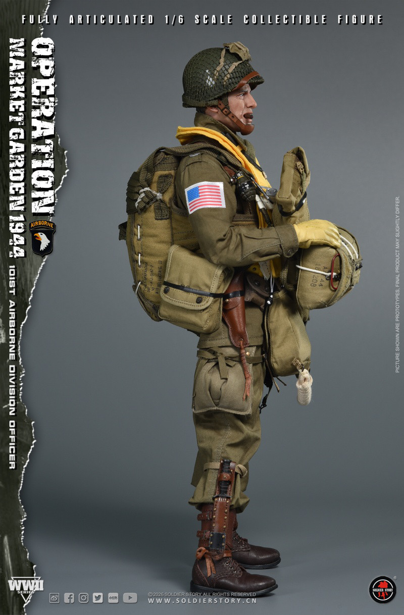 U.S. Army 101st Airborne Division Officer - WWII Operation Market ...