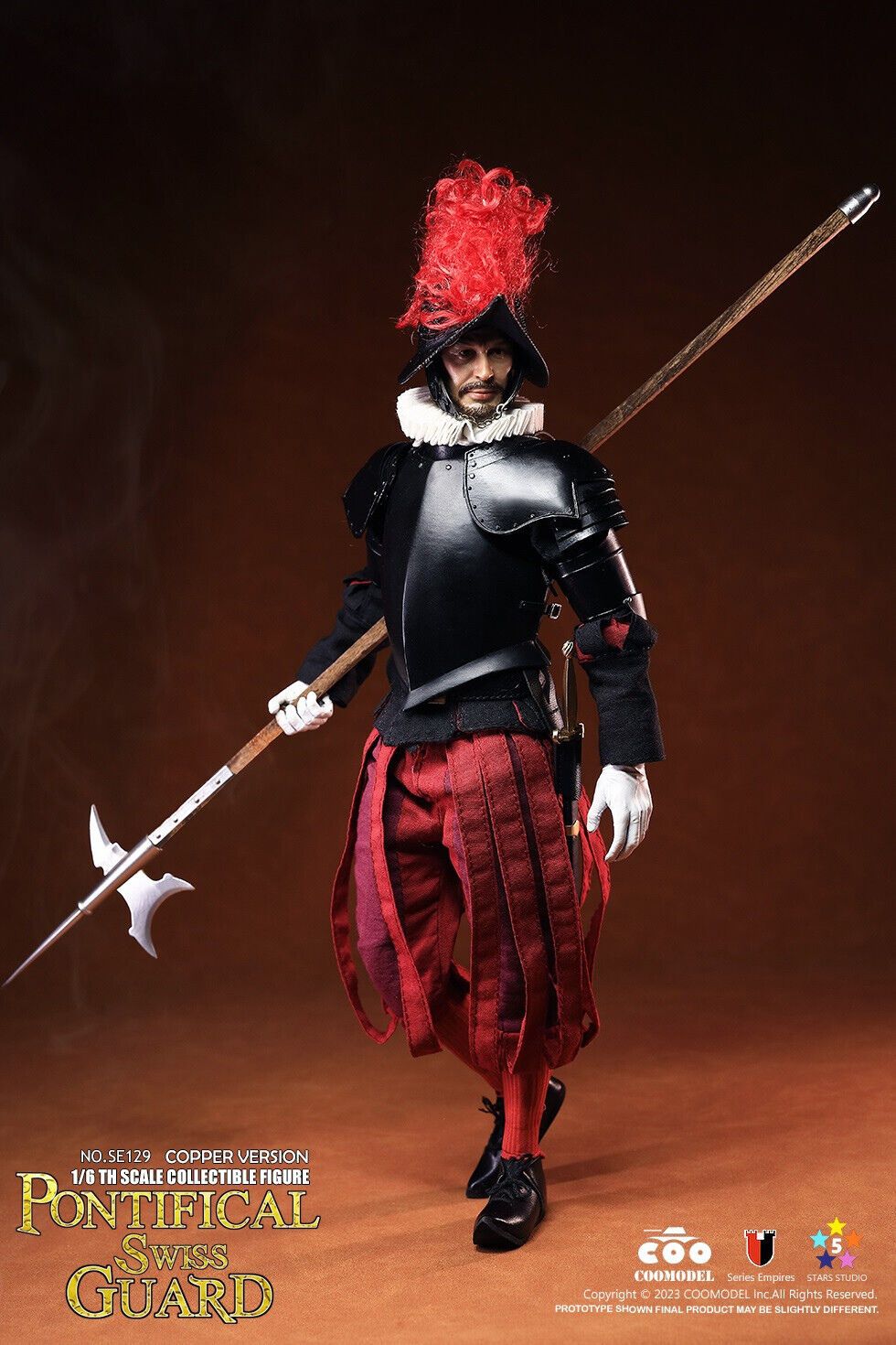 Pontifical Swiss Captain Black (Exclusive Cupronickel Version) | COO-SE129