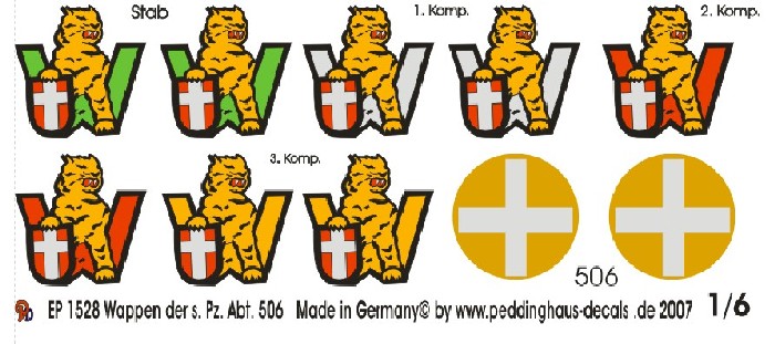 Wappen der s. Pz Abt. 506 | ep1528