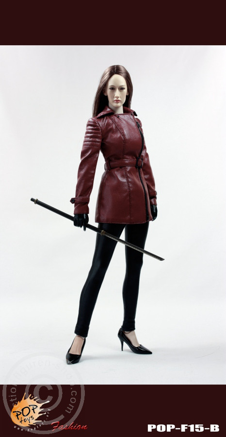 Female Agent Nikita Outfit Set - rot | PTF15B