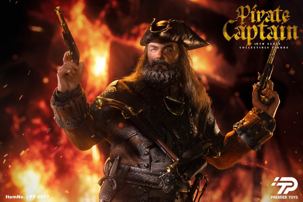 Pirate Captain - Blackbeard - Edward Teach- in 1/6 scale | PRET-PT017