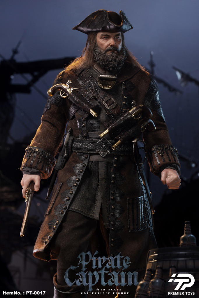 Pirate Captain - Blackbeard - Edward Teach- in 1/6 scale | PRET-PT017