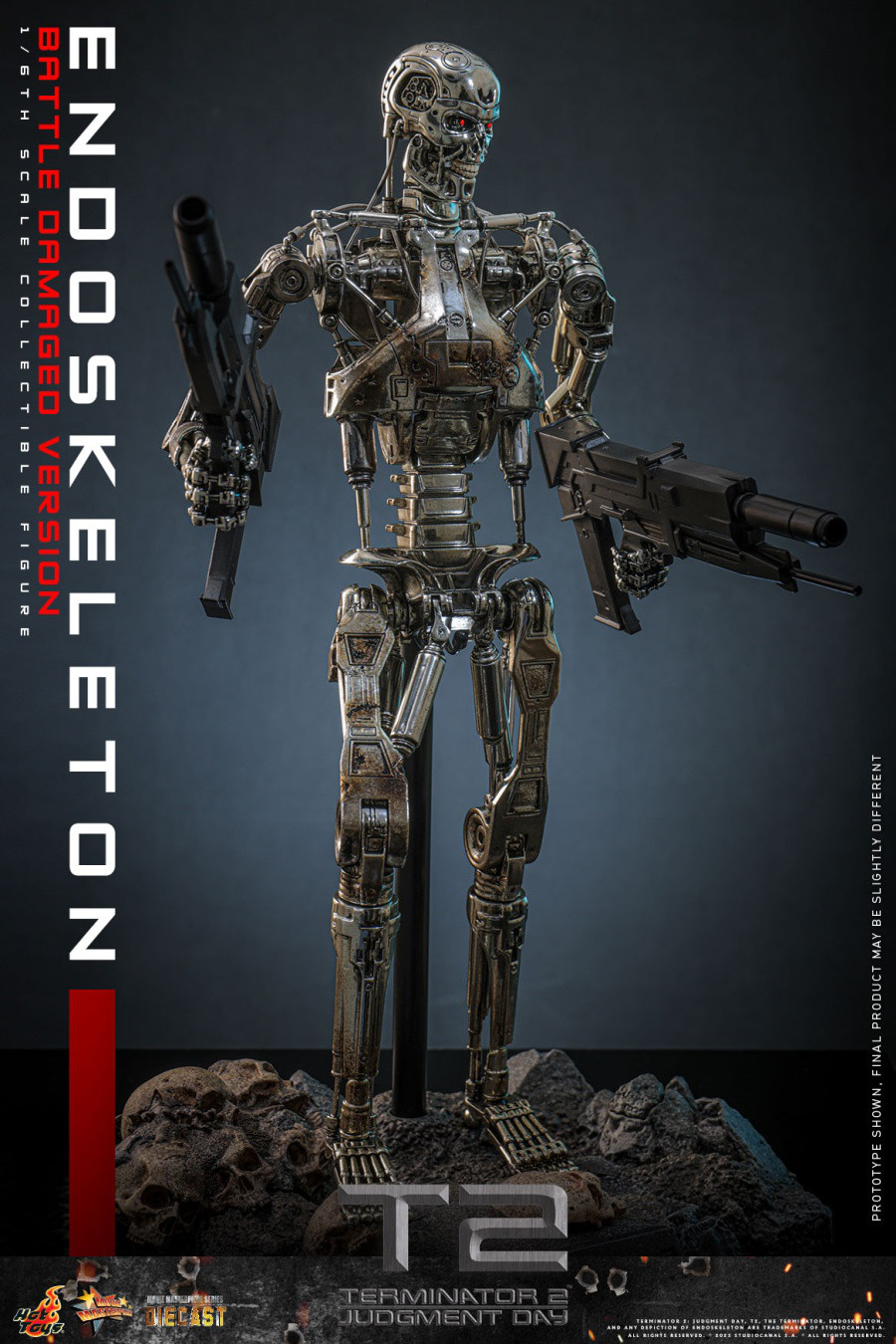 Terminator 2: Judgment Day - 1/6th scale Endoskeleton (Battle Damaged ...