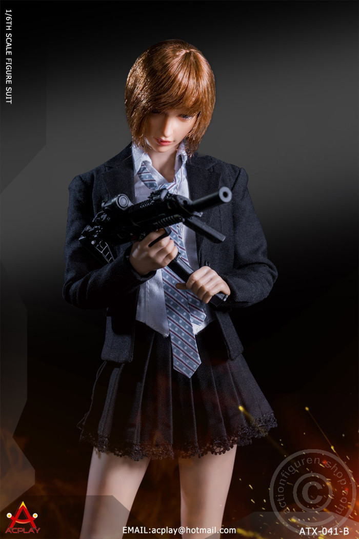 Battle Girl´s Uniform Suit Set - dark | ACP041B