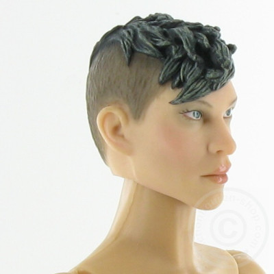 Female Head with Body - black Hair | TRRi-01