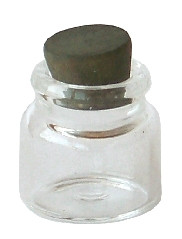 Glasbehälter mit Korken, 20 x 18mm | K8543388