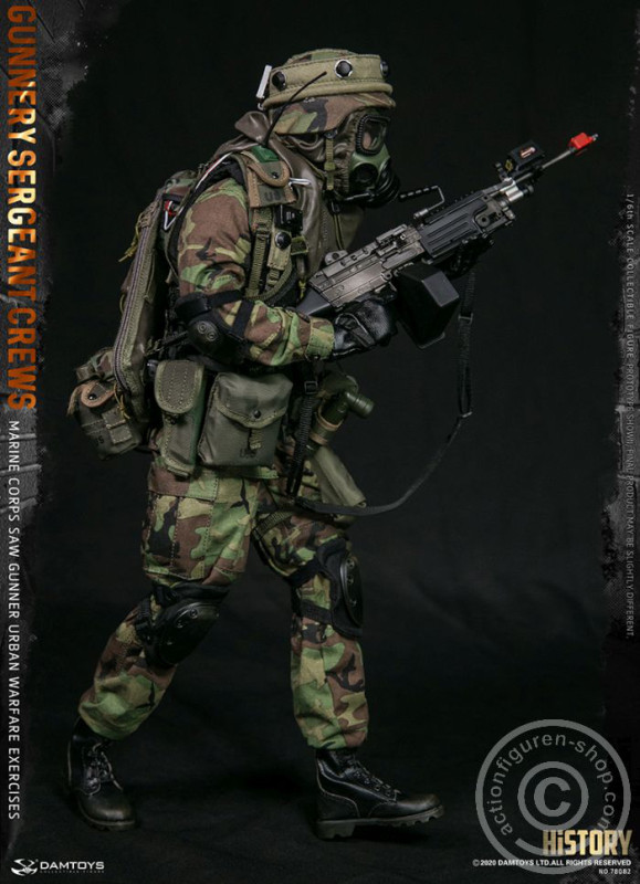 Gunnery Sergeant Crews - Marine Corps SAW Gunner - Urban Warfare ...