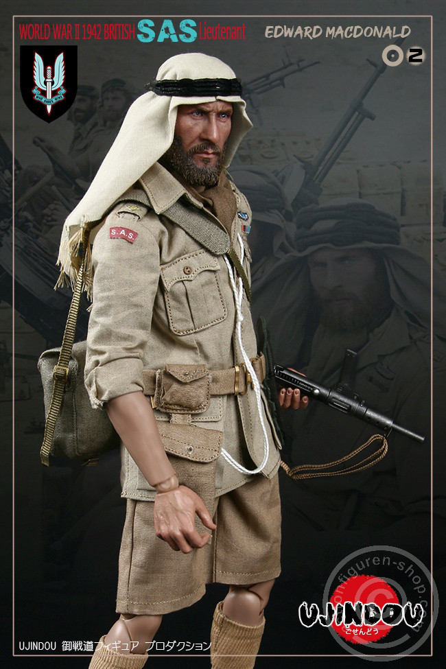 Edward MacDonald - WW-II 1942 British SAS Lieutenant | BBT-UD9002