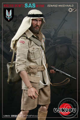 Edward MacDonald - WW-II 1942 British SAS Lieutenant | BBT-UD9002