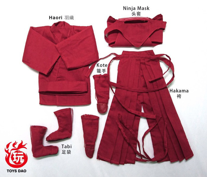 Ninja Suit Set - Red | TDA01-B