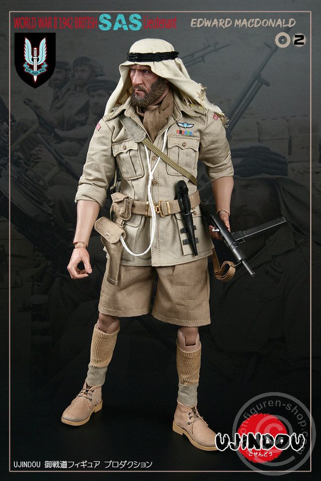 Edward MacDonald - WW-II 1942 British SAS Lieutenant | BBT-UD9002