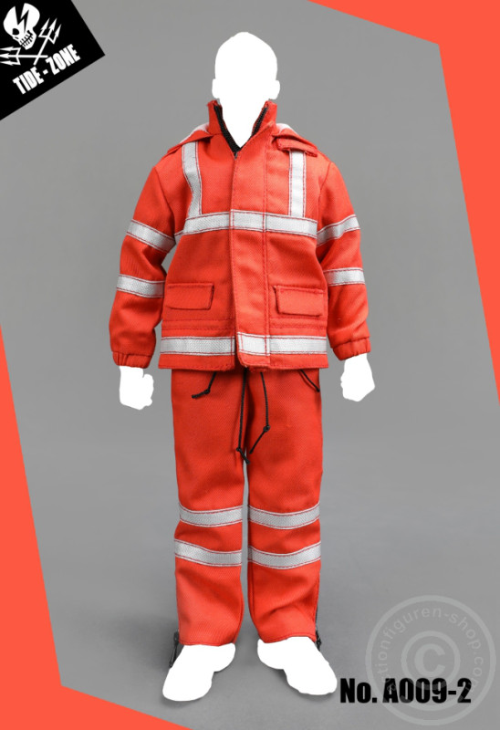 Fluorescence Working Suit - signal-red | TiZ-A009-2