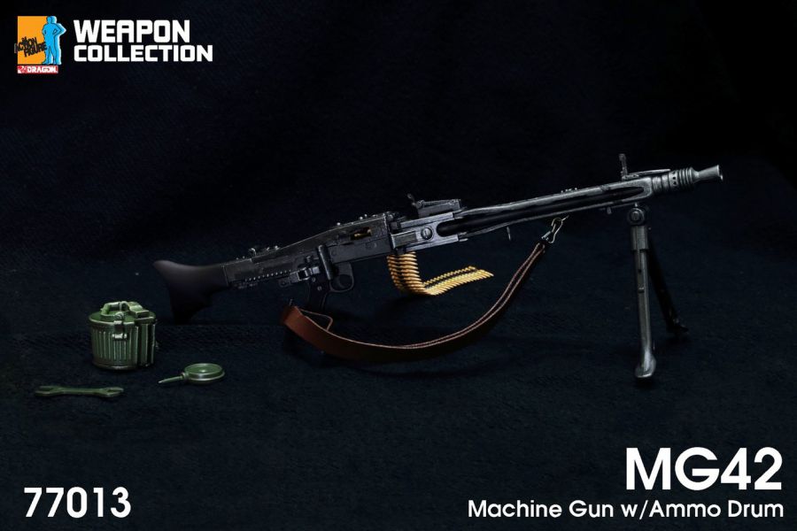 MG42 Machine Gun with Ammo Drum | 77013