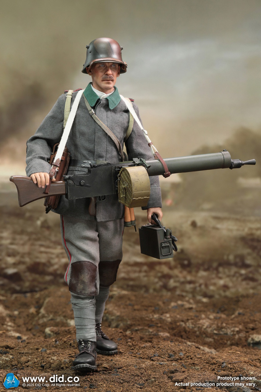 Arthur - WWI German MG08 Machine Gunner – in 1/6 scale | D11015