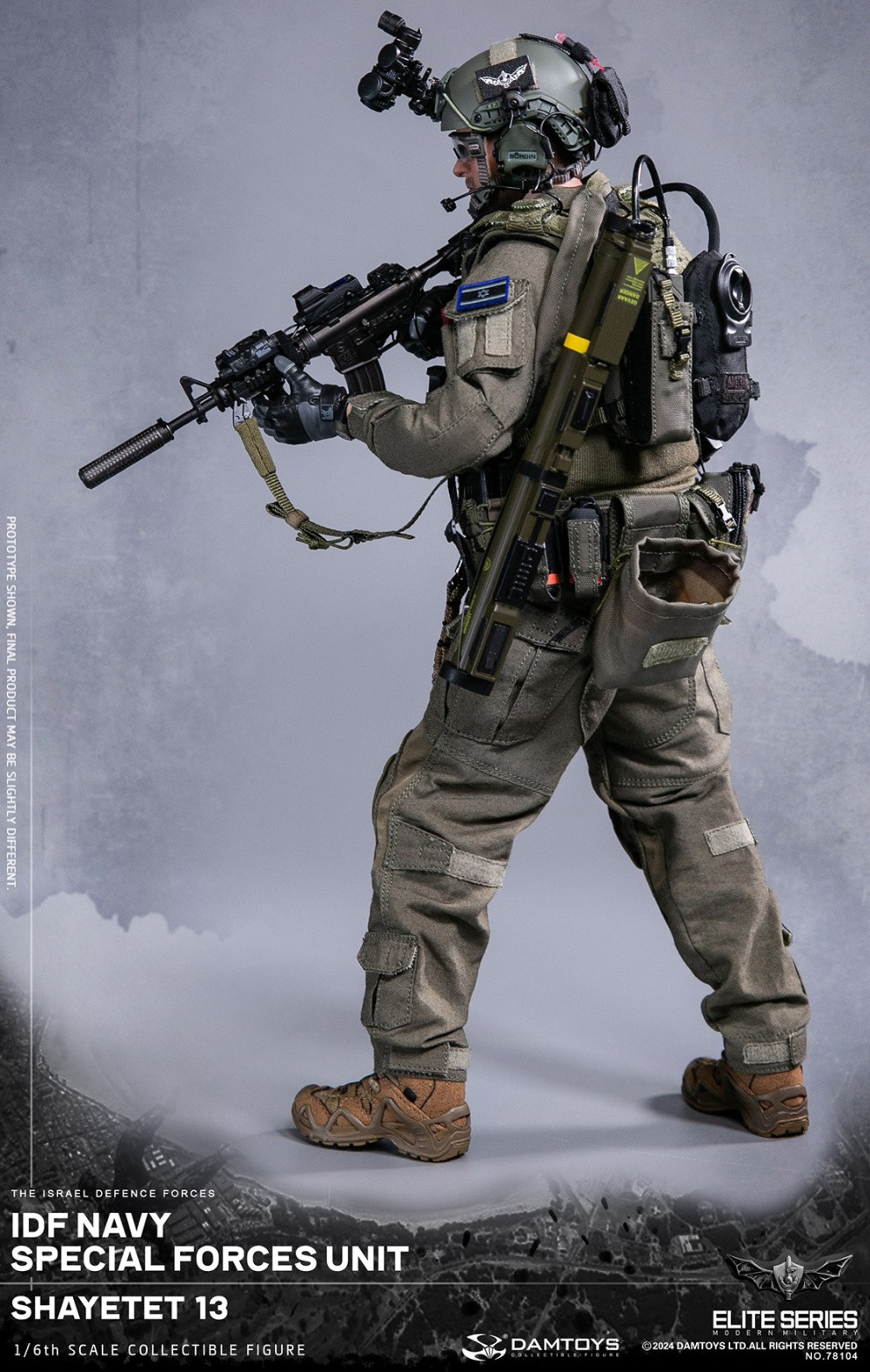 IDF Navy special forces Unit - Shayetet 13 - Action Figure in 1/6 scale ...