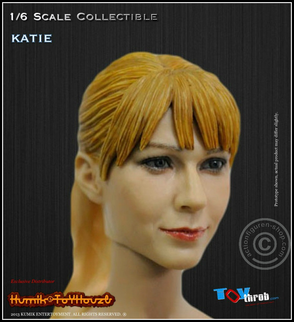 Katie - Kopf - Blond - KUMIK | KUHD110