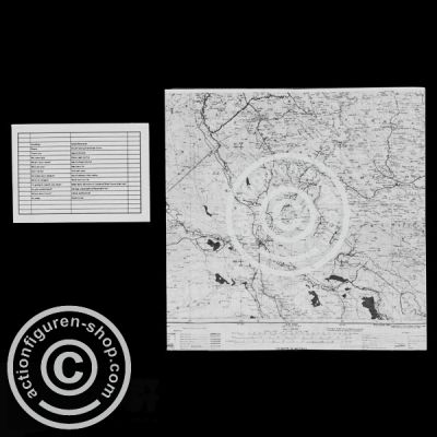 Afghanistan Map w/ Translation Cheat Sheet | LK9