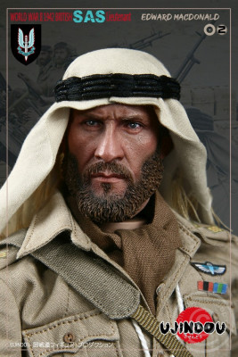 Edward MacDonald - WW-II 1942 British SAS Lieutenant | BBT-UD9002