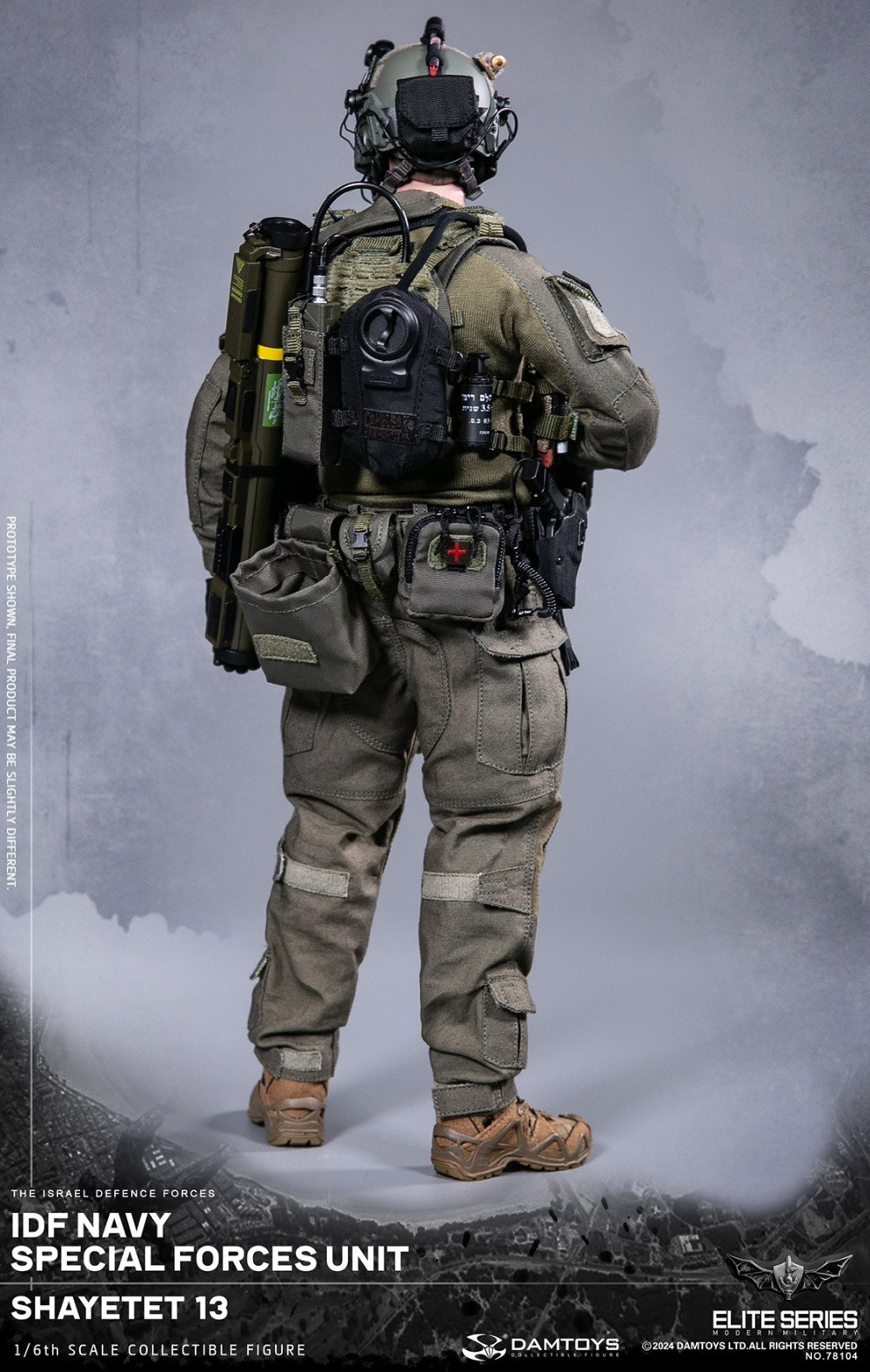 IDF Navy special forces Unit - Shayetet 13 - Action Figure in 1/6 scale ...