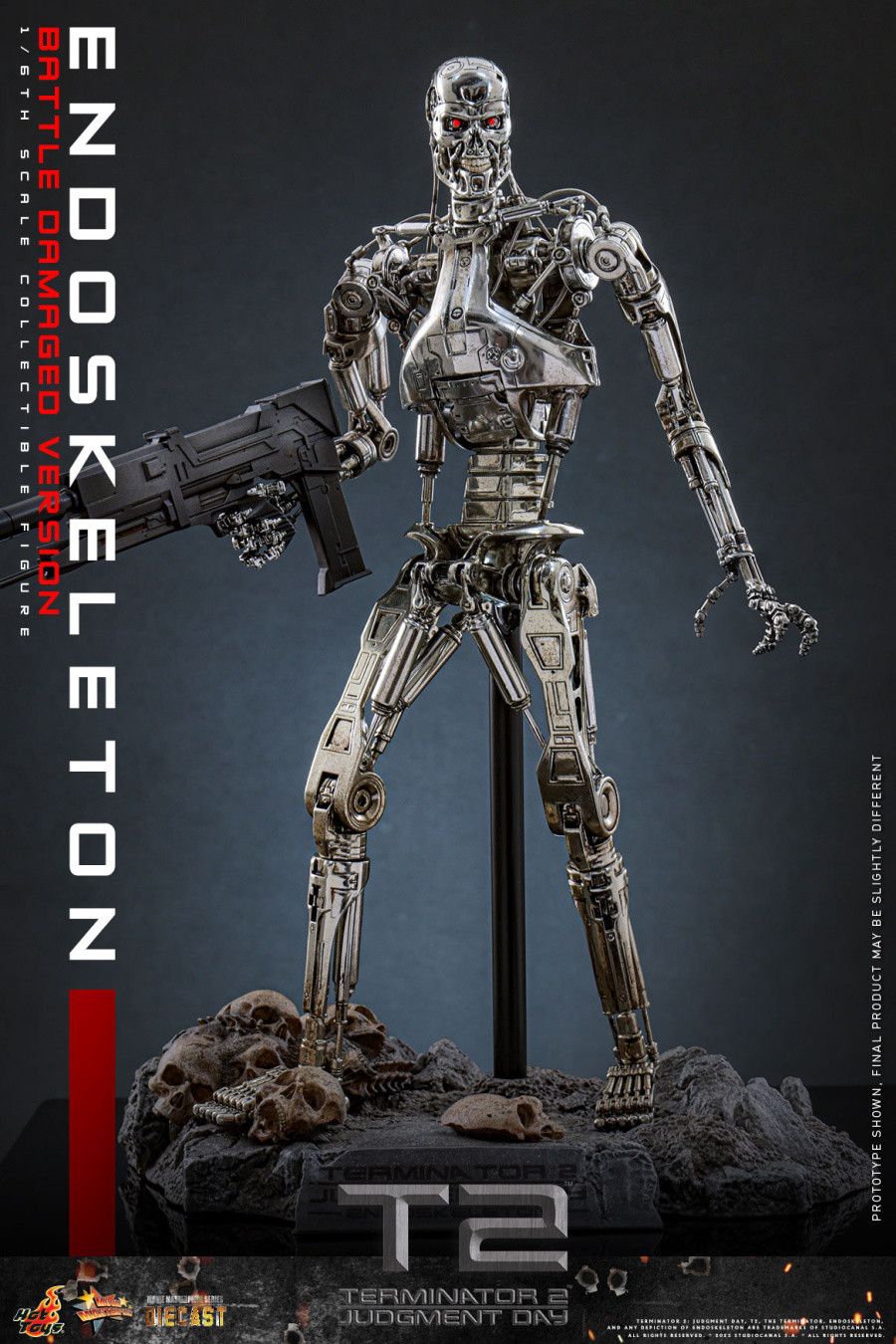 Terminator 2: Judgment Day - 1/6th scale Endoskeleton (Battle Damaged ...