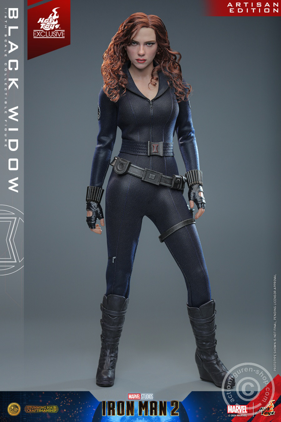 Iron Man 2 - 1/6th scale Black Widow Collectible Figure (Artisan ...